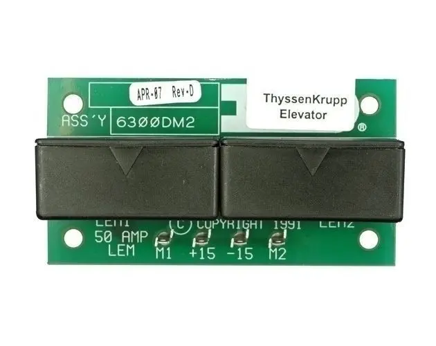 TKE Spare Parts | MODULE PC BOARD DUAL CURRENT SENSING VVVF TIV 6300DM2