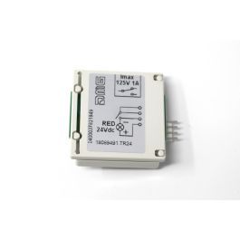 TKE Spare Parts | CONTACT AURORA PUSHBUTTON 24 VOLT RED LED 4 PIN ...