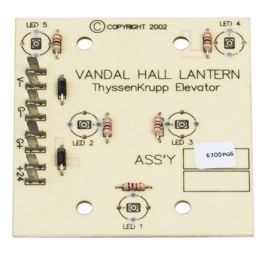 TKE Spare Parts | PCB ASSEMBLY VANDAL RESISTANT HALL LANTERN 6300PG6